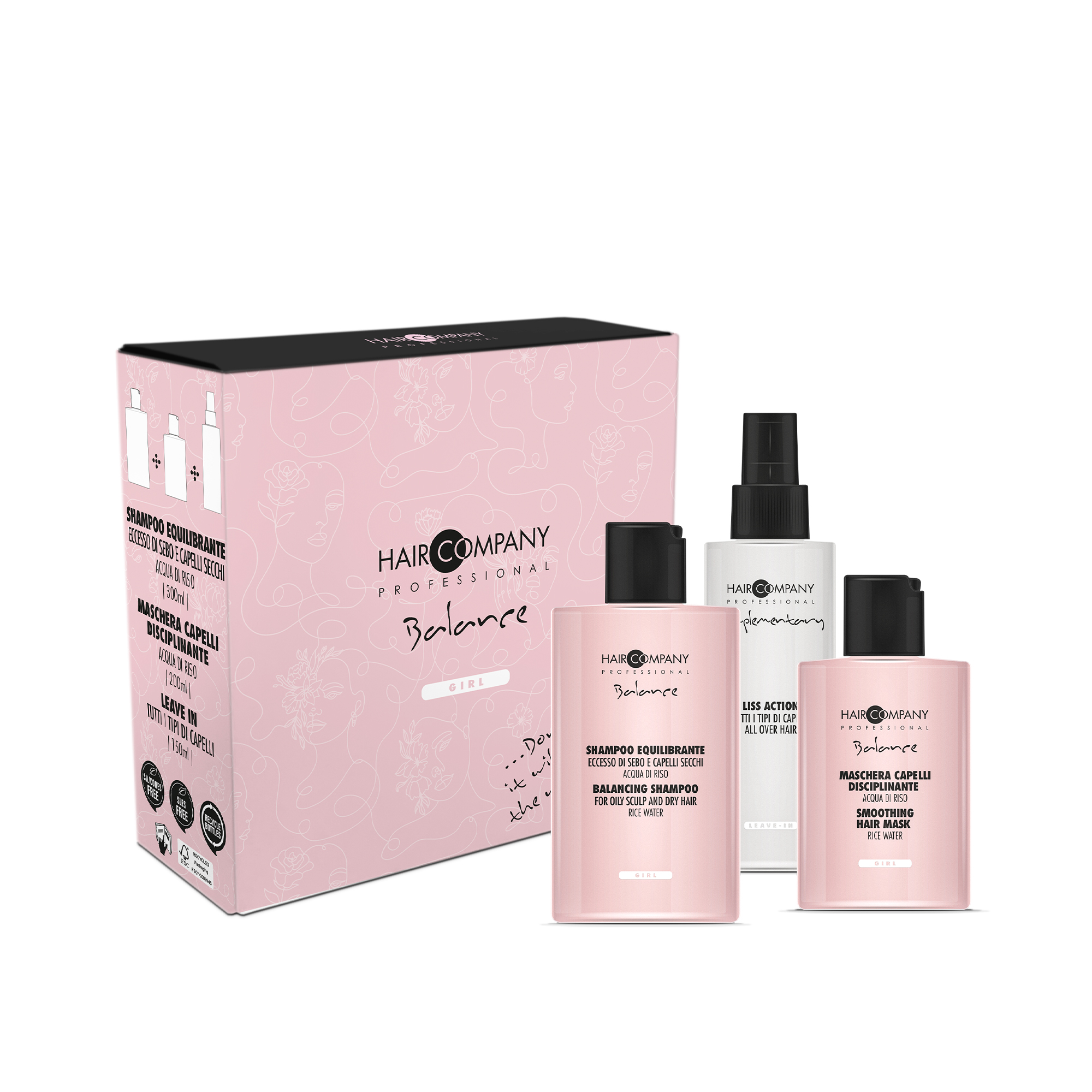 Dry hair and excess sebum balancing shampoo |Balance (Girl) | Hair ...